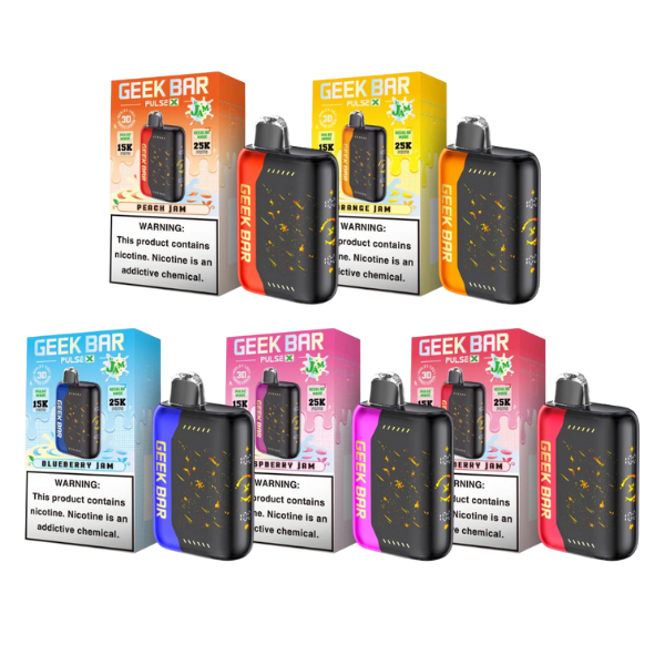 Geek Bar Pulse X 25,000 Puffs Jam Edition - $15.00 – eJuices.co