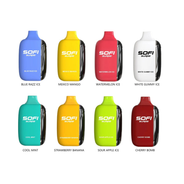 SOFI Surge Zero Nicotine 25,000 Puffs Disposable 22mL - $12.99 – eJuices.co