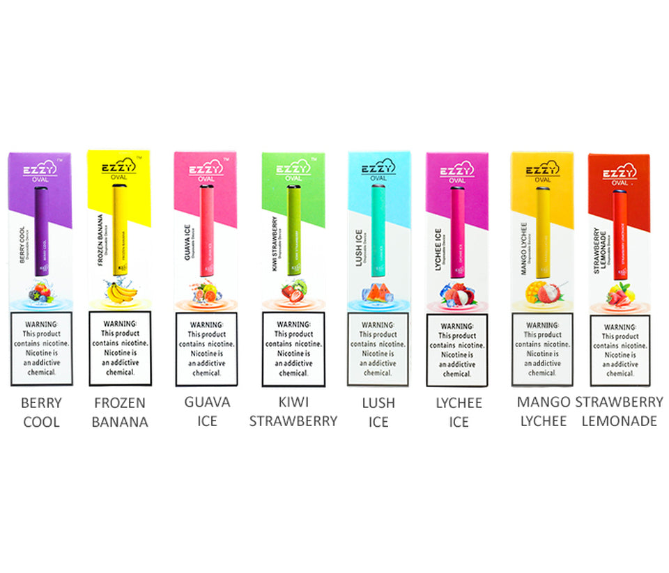 EZZY Oval Disposable Vape - 10 Pack 1.3mL - $44.54 – eJuices.co
